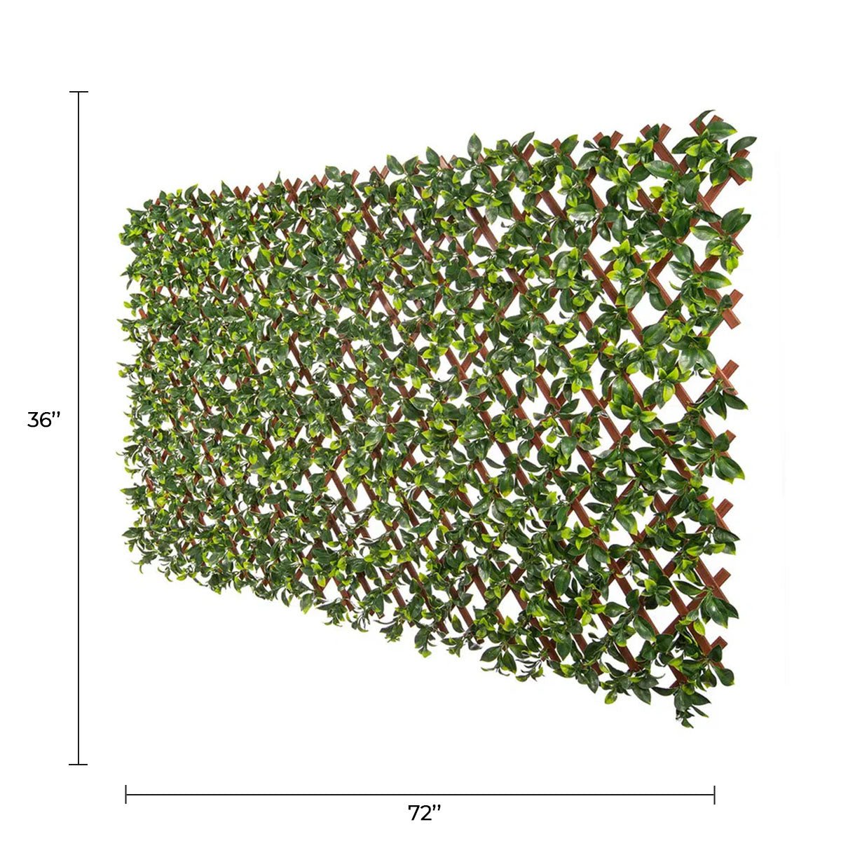 Expandable Faux Jasmine Trellis Privacy Fence (Variable Size) UV Resis