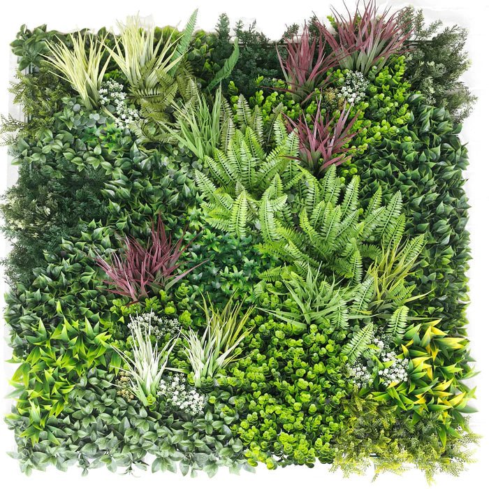 Sample Panel of Urban Greenery Artificial Vertical Garden UV Resistant